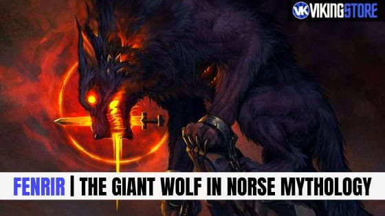Fenrir the giant wolf in norse mythology | Viking-Store