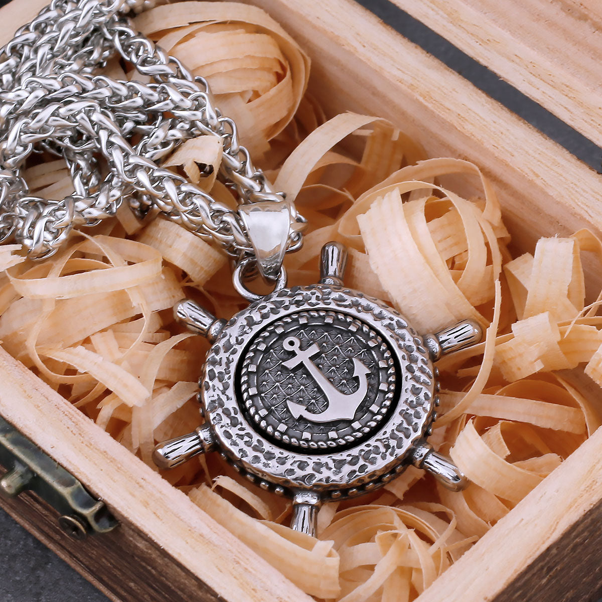 Embrace Adventure with Our Viking Necklace: Discover the Nordic Rudder ...