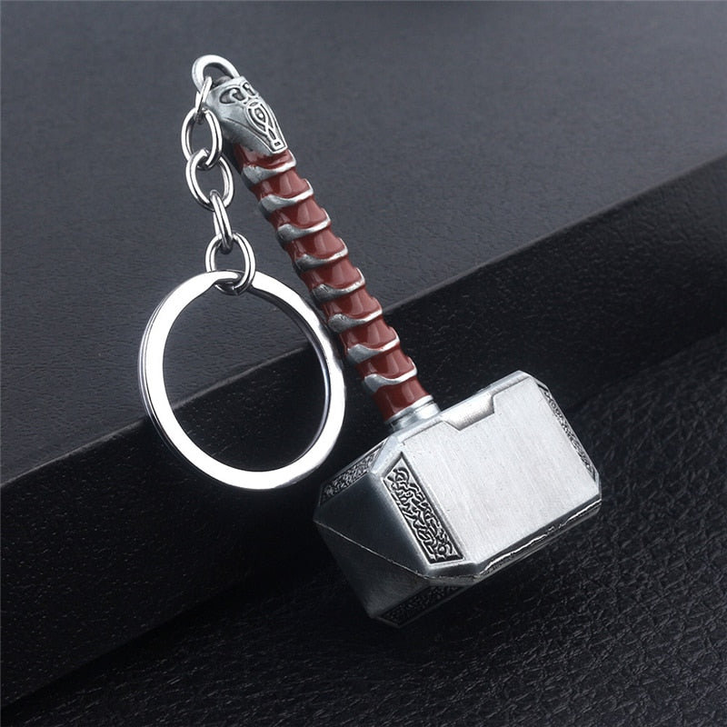 Thor's Hammer Mjolnir Metal Keychain | Viking-Store