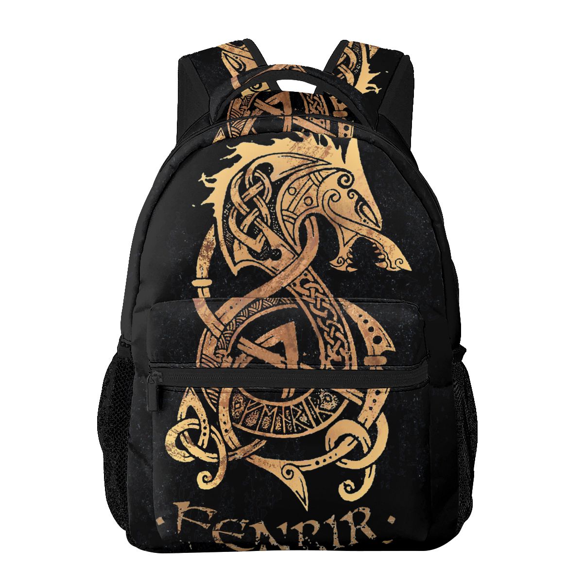 Nordic Wolf Fenrir Large Capacity Viking Backpack | Viking-Store