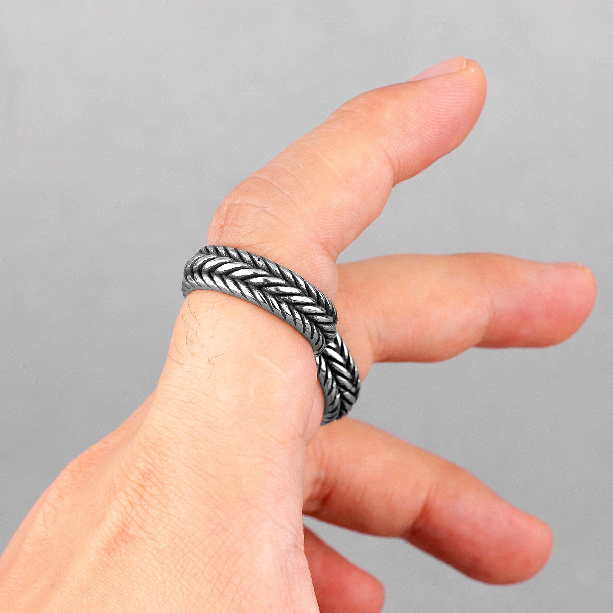 Twisted Rope Gleipnir Ring | Viking-Store