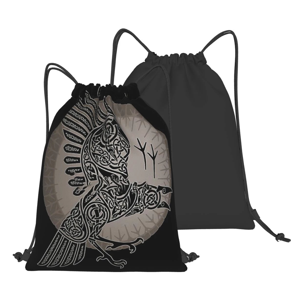 Norse Raven Drawstring Bag | Viking-Store