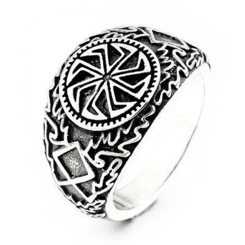 Kolovrat Slavic Rune Ring | Viking-Store