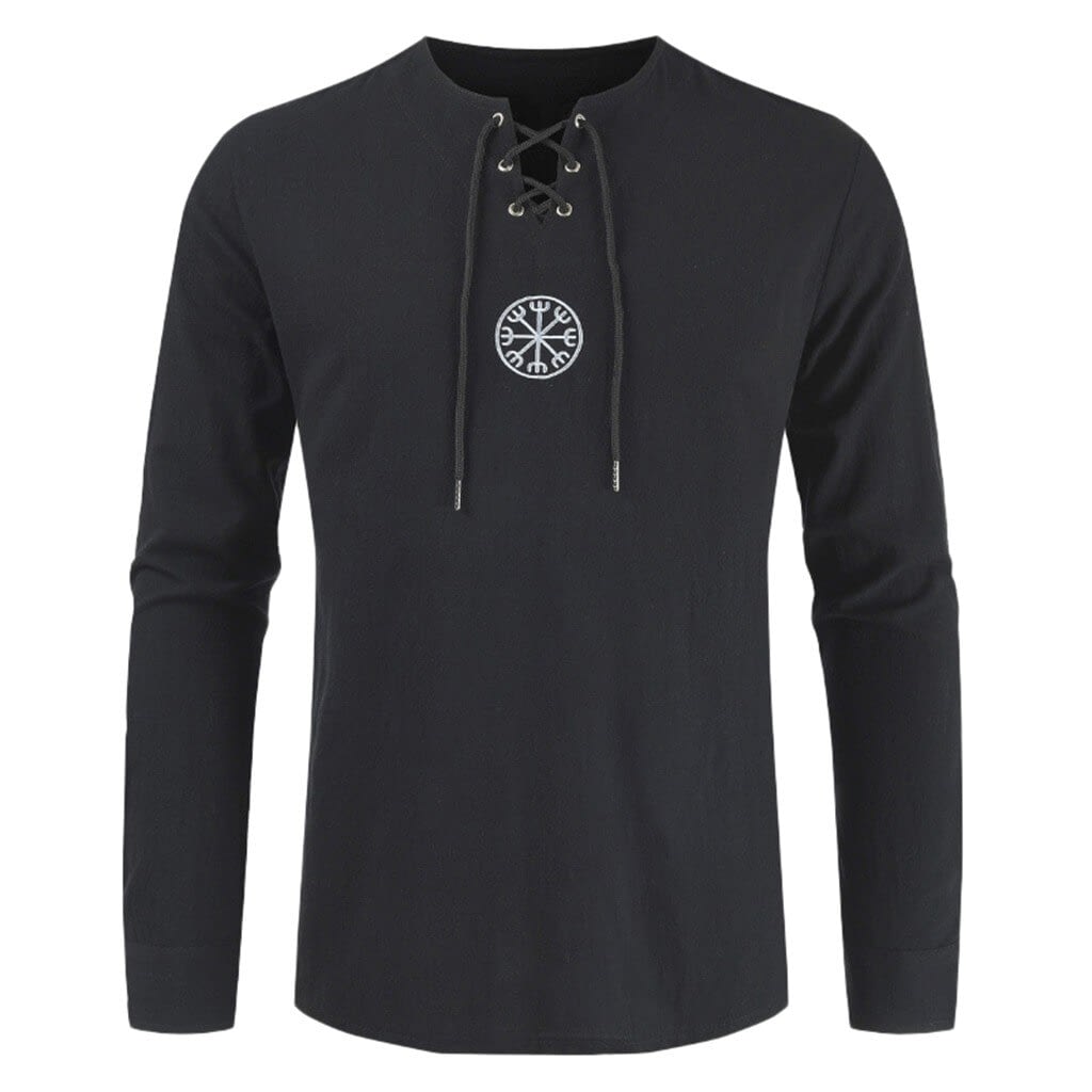Medieval Viking Shirt (Linen Long-sleeve) | Viking-Store