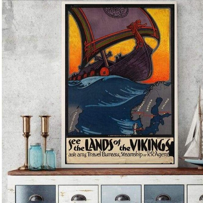 Land of the Viking (Viking Poster) | Viking-Store
